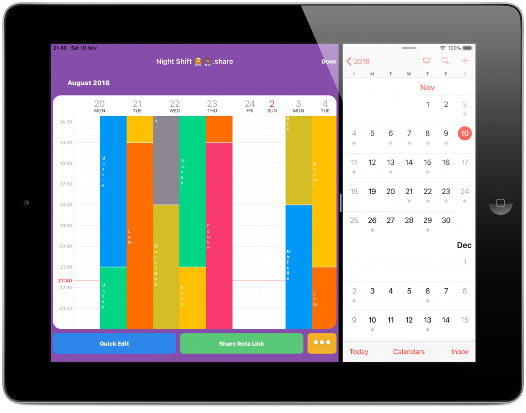 Simple Rota Maker. Create and Share Rosters Easy